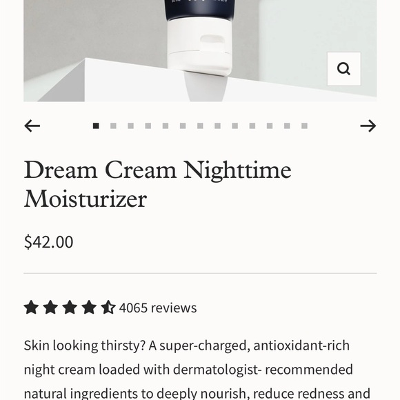 one kind | Skincare | One Kind Dream Cream Nighttime Moisturizer | Poshmark